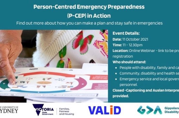 Person-Centred Emergency Preparedness (P-CEP) in Action Webinar 1 ...